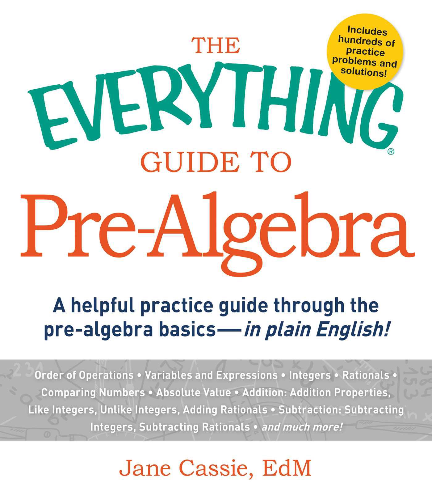 Cover image for The Everything Guide to Pre-Algebra