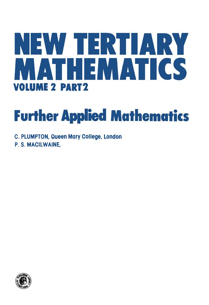 Cover image for New Tertiary Mathematics
