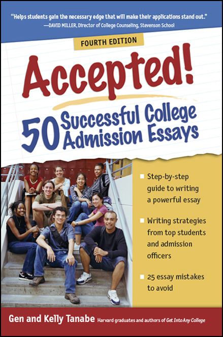 Cover image for Accepted! 50 Successful College Admission Essays
