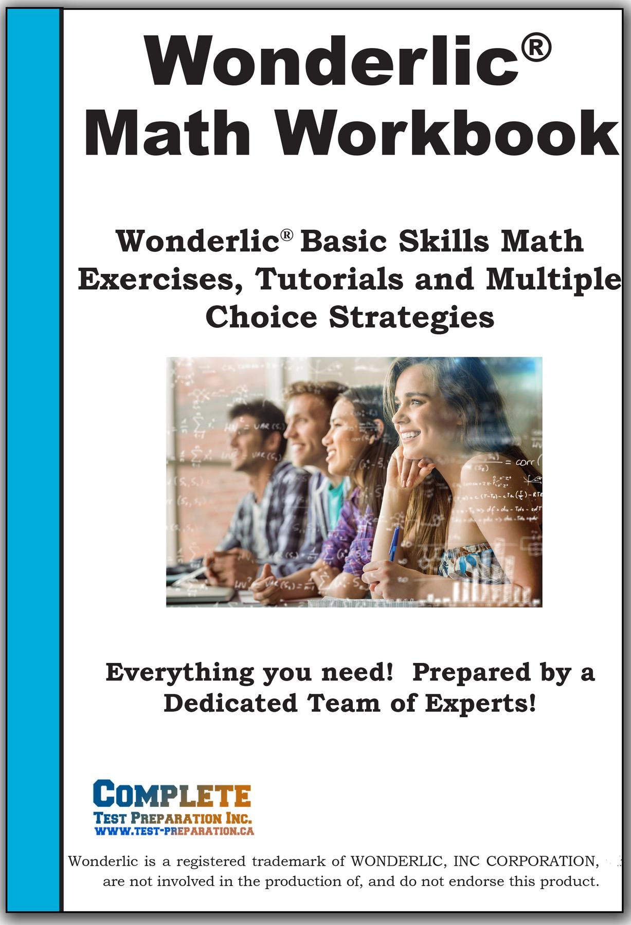 Cover image for Wonderlic Math Workbook