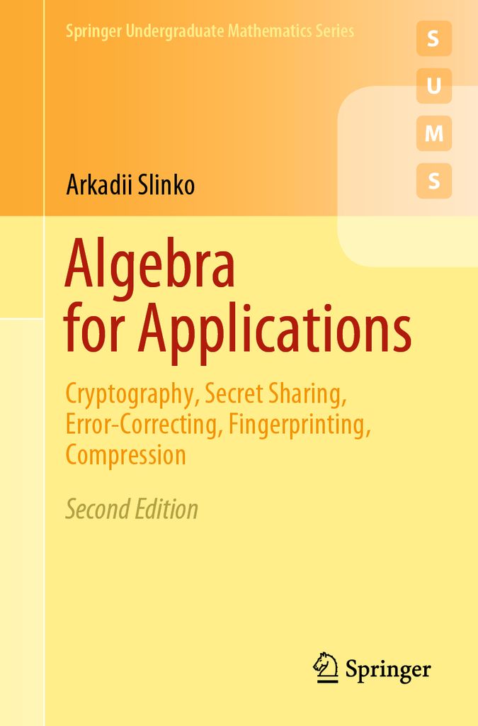 Cover image for Algebra for Applications