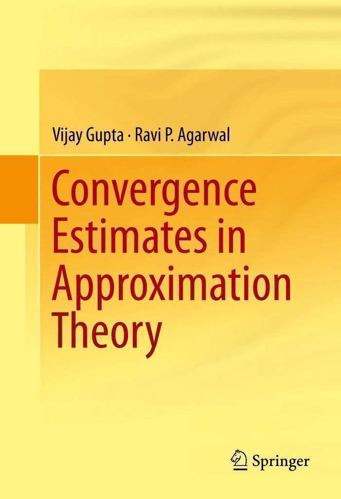 Cover image for Convergence Estimates in Approximation Theory