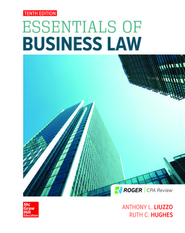 Essentials of Business Law 10th Edition by: Anthony Liuzzo ...