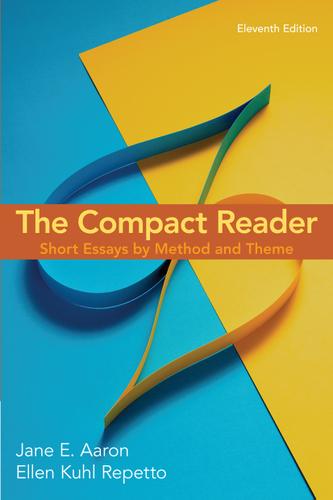 The Compact Reader 11th Edition by: Jane E. Aaron - 9781319105457 ...